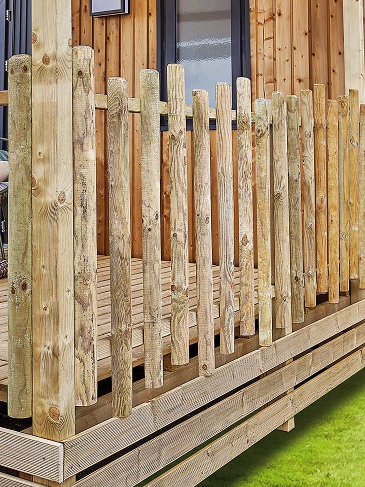 Choix des rambardes pour terrasse bois mobil-home | Clairval